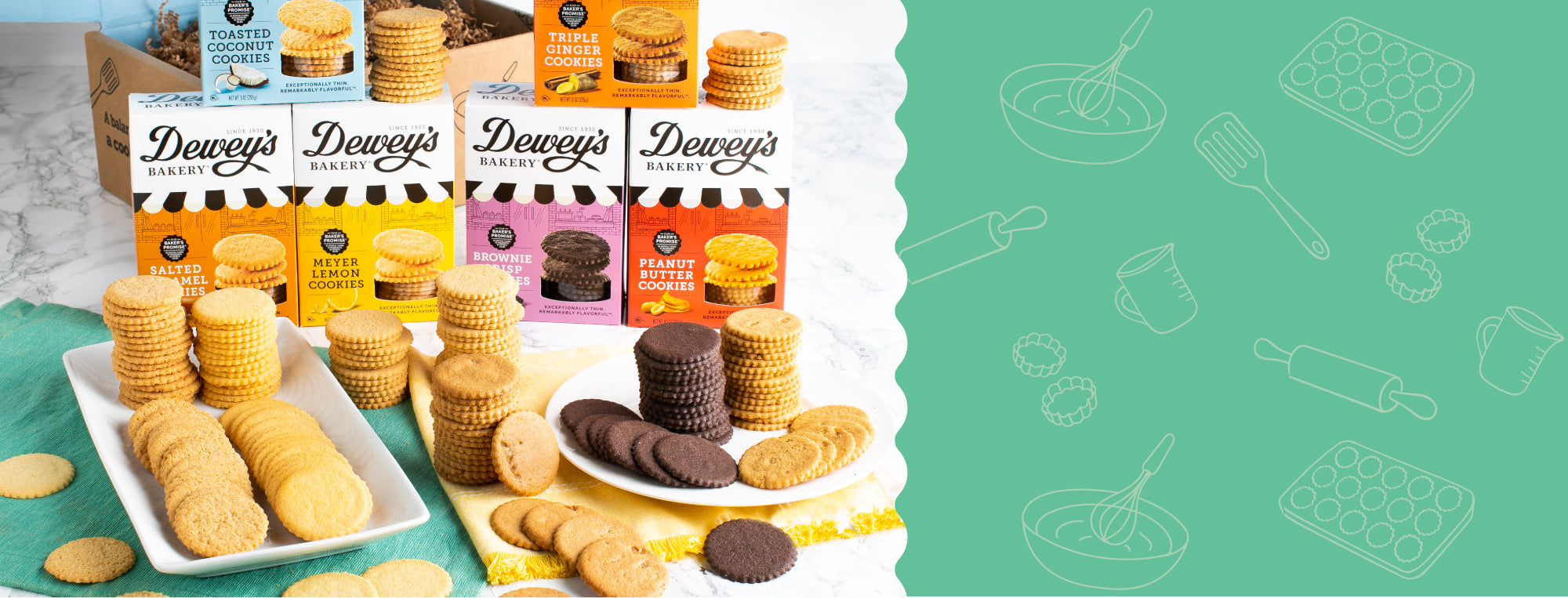 Moravian Cookies, Sugar Cake, Cookie Gifts | Dewey's Bakery